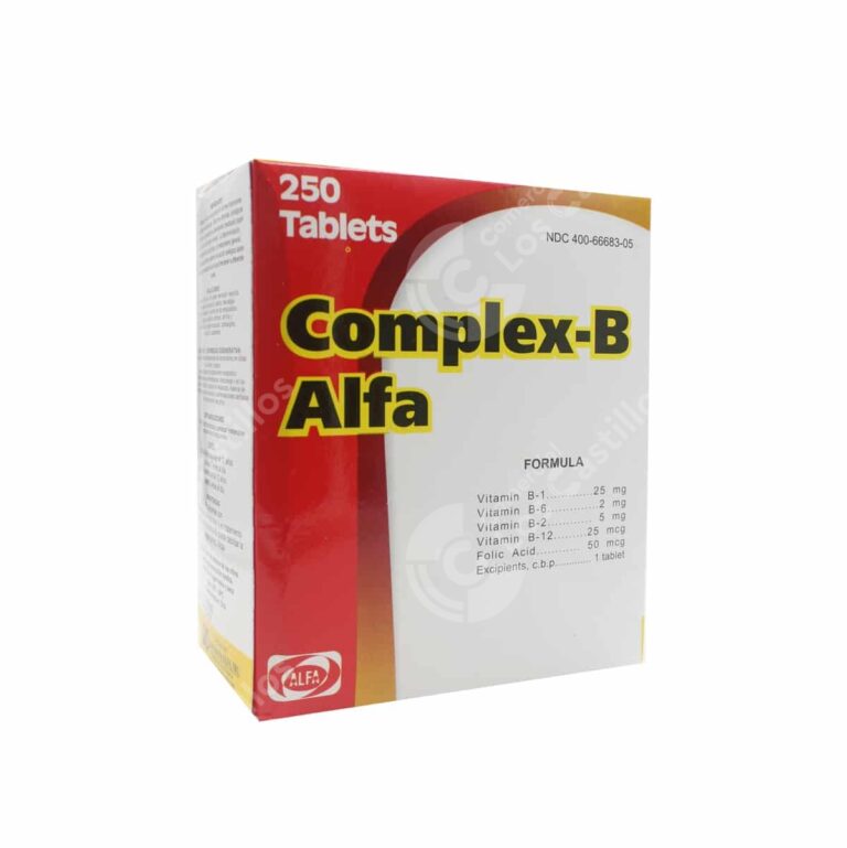 Complejo B - Apoyo Nervioso (250 Ud) | Envío RD + Retiro SD | Precio ...