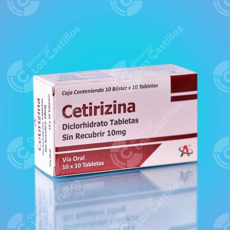 Cetirizina 10mg Aarnext 100uds - Comercial Los Castillos