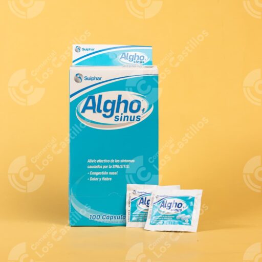 Algho Sinus - Alivio de Síntomas de Sinusitis (100 Pastillas) | Envío ...