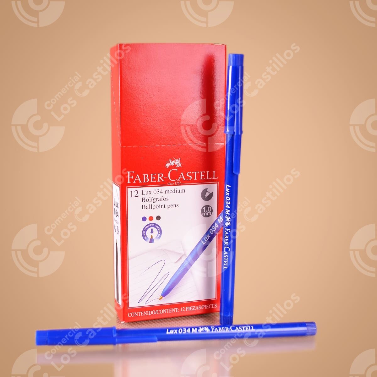 Lapicero Faber Castell Azul - Comercial Los Castillos