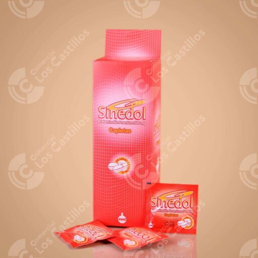 Sinedol 500mg Rojo | Envío RD + Retiro SD | Precio actualizado 2025