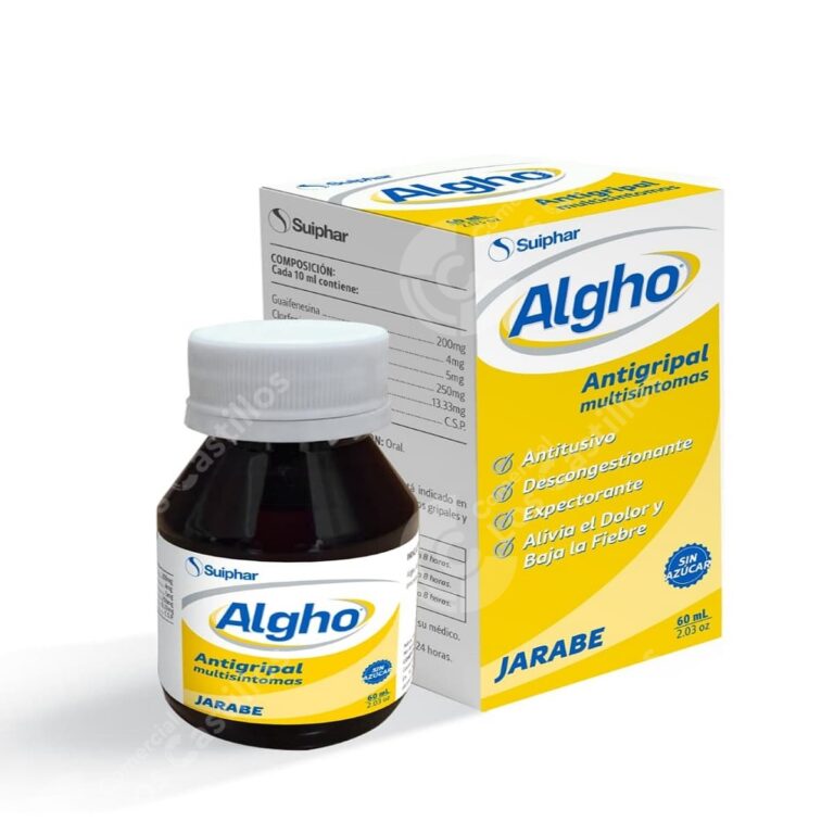 Algho Jarabe Multisintomas - Alivio Rápido (60ML) | Envío RD + Retiro ...
