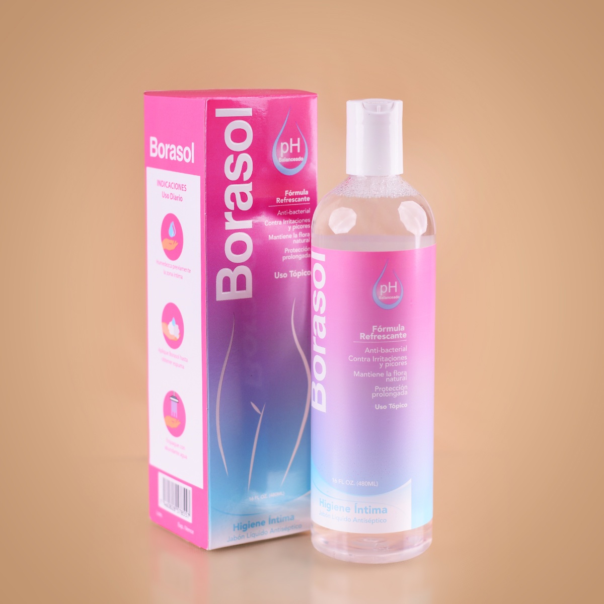 Collado Borasol Jabón Líquido Antiséptico 16oz | Envío RD + Retiro SD ...